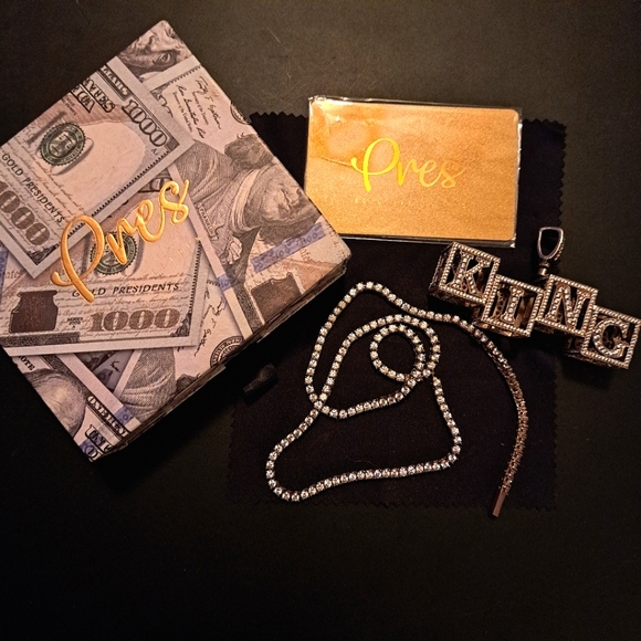 Gold Presidents | Other | Gold Presidents Custom Baby Block Diamond ...